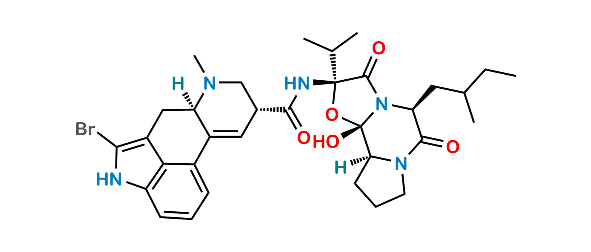 Bromocriptine 2-Methylbutyl Analogue | 157135-98-3 | SynZeal