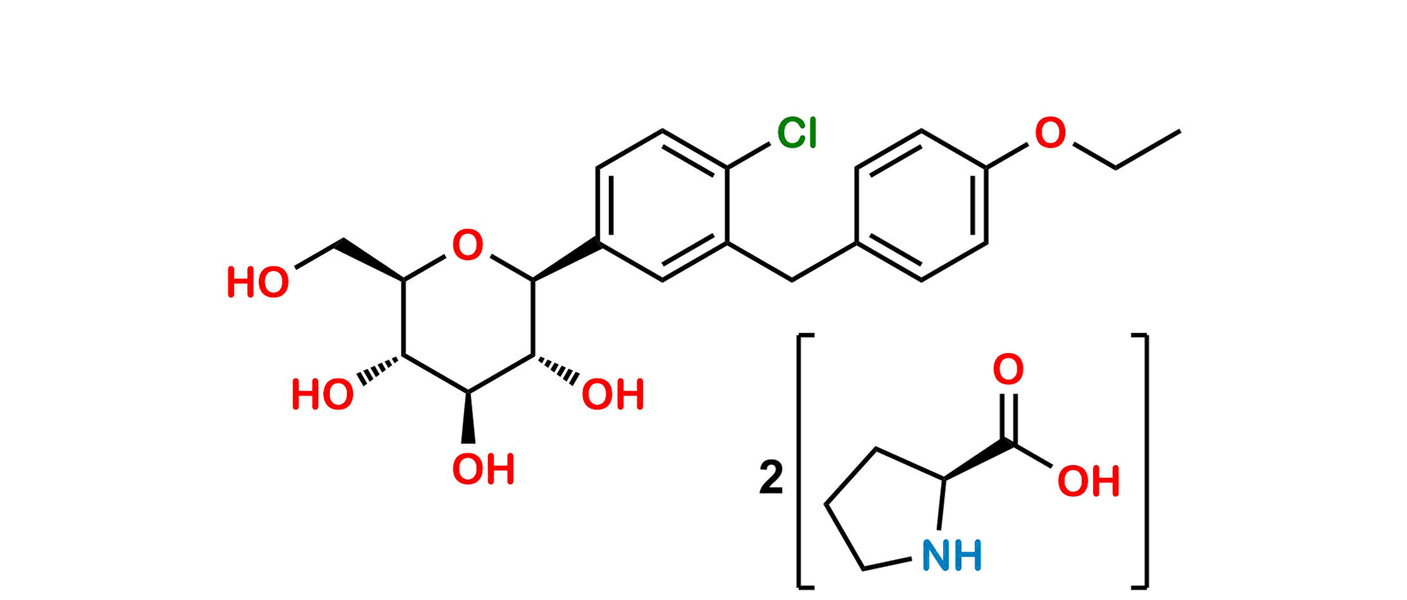 Dapagliflozin Diproline | 960404-62-0 | SynZeal