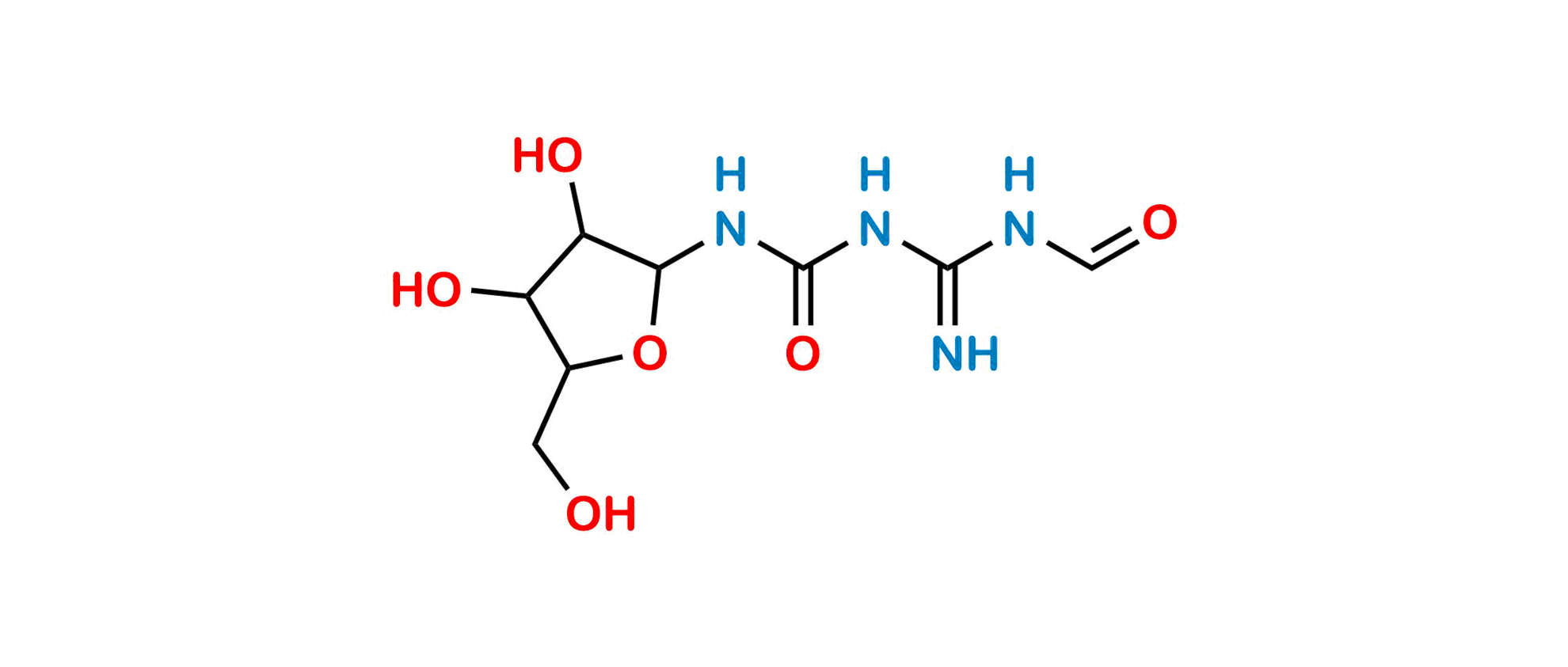 N-Formyl-D-Ribofuranosyl-3-Guanylurea (α/β-Mixture) | 686299-20-7 | SynZeal