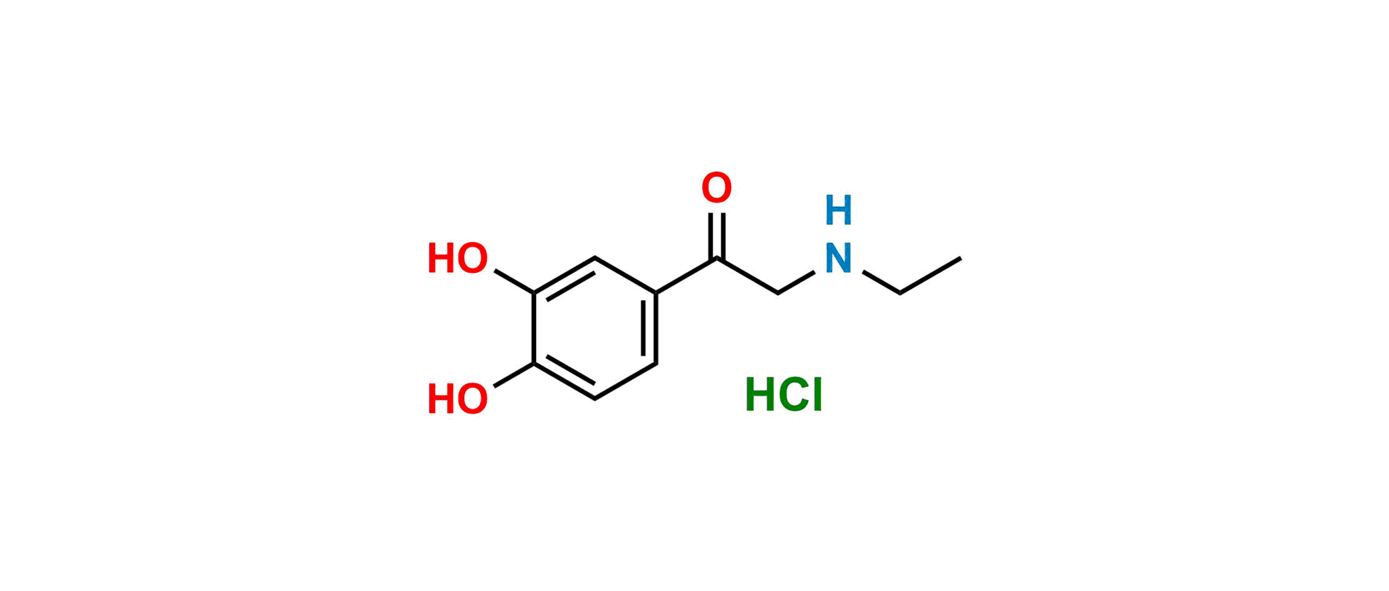 N-Ethyl-Adrenalone Hydrochloride | 59643-82-2 | SynZeal