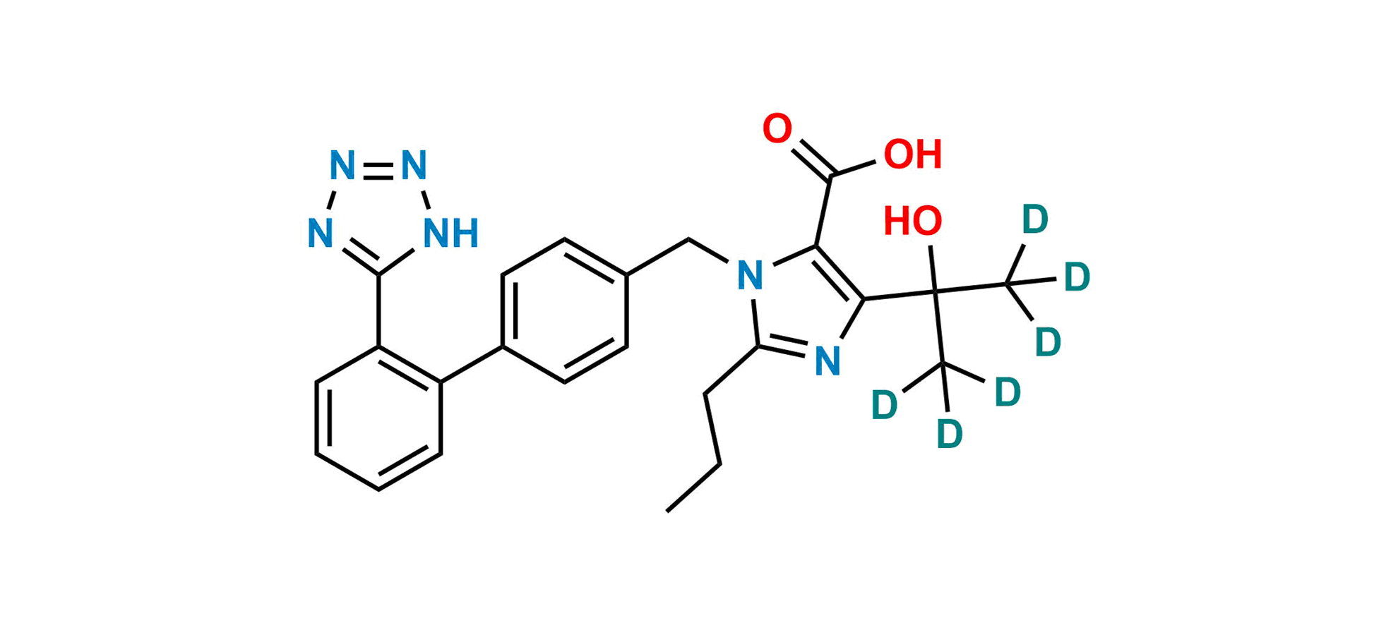 Olmesartan D6 Acid | 1185144-74-4 | SynZeal