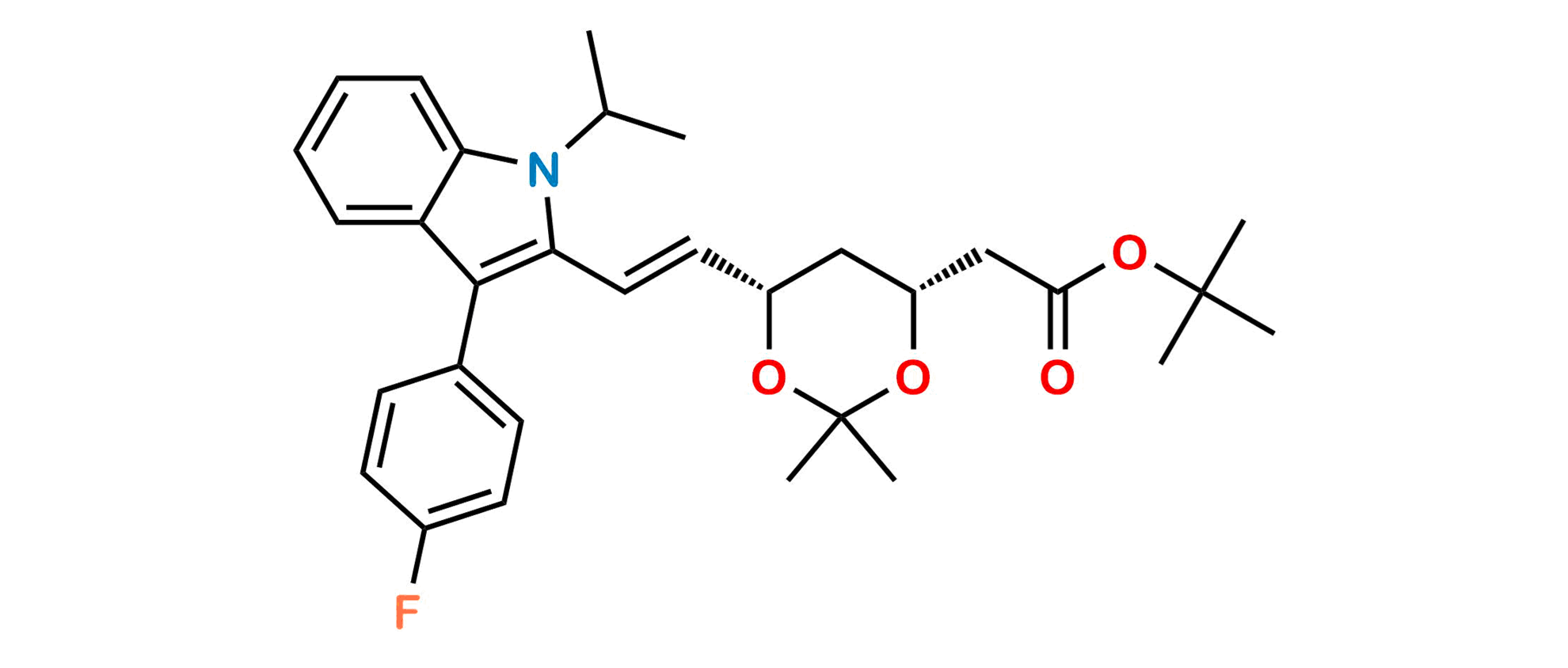 (3R,5S)-Fluvastatin-3,5-Acetonide Tert-Butyl Ester | 500731-91-9 | SynZeal