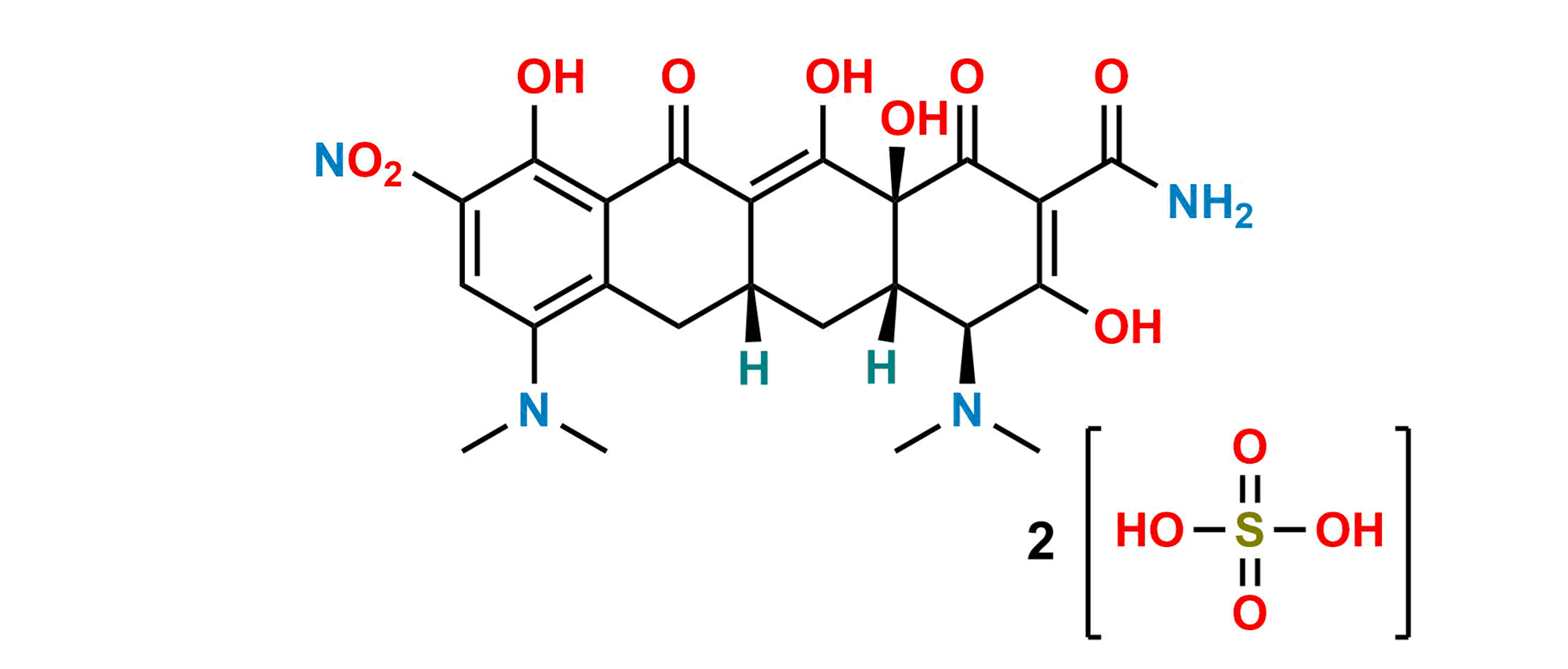 9-Nitro Minocycline sulfate salt | 153621-80-8 | SynZeal