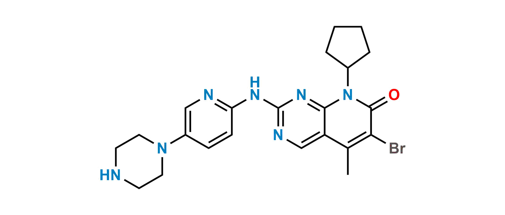 6-Desacetyl-6-Bromo Palbociclib | 851067-56-6 | SynZeal