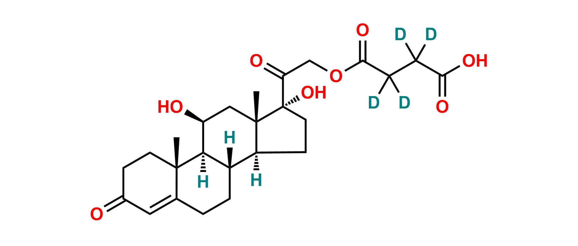Hydrocortisone Hemisuccinate D4 | SynZeal