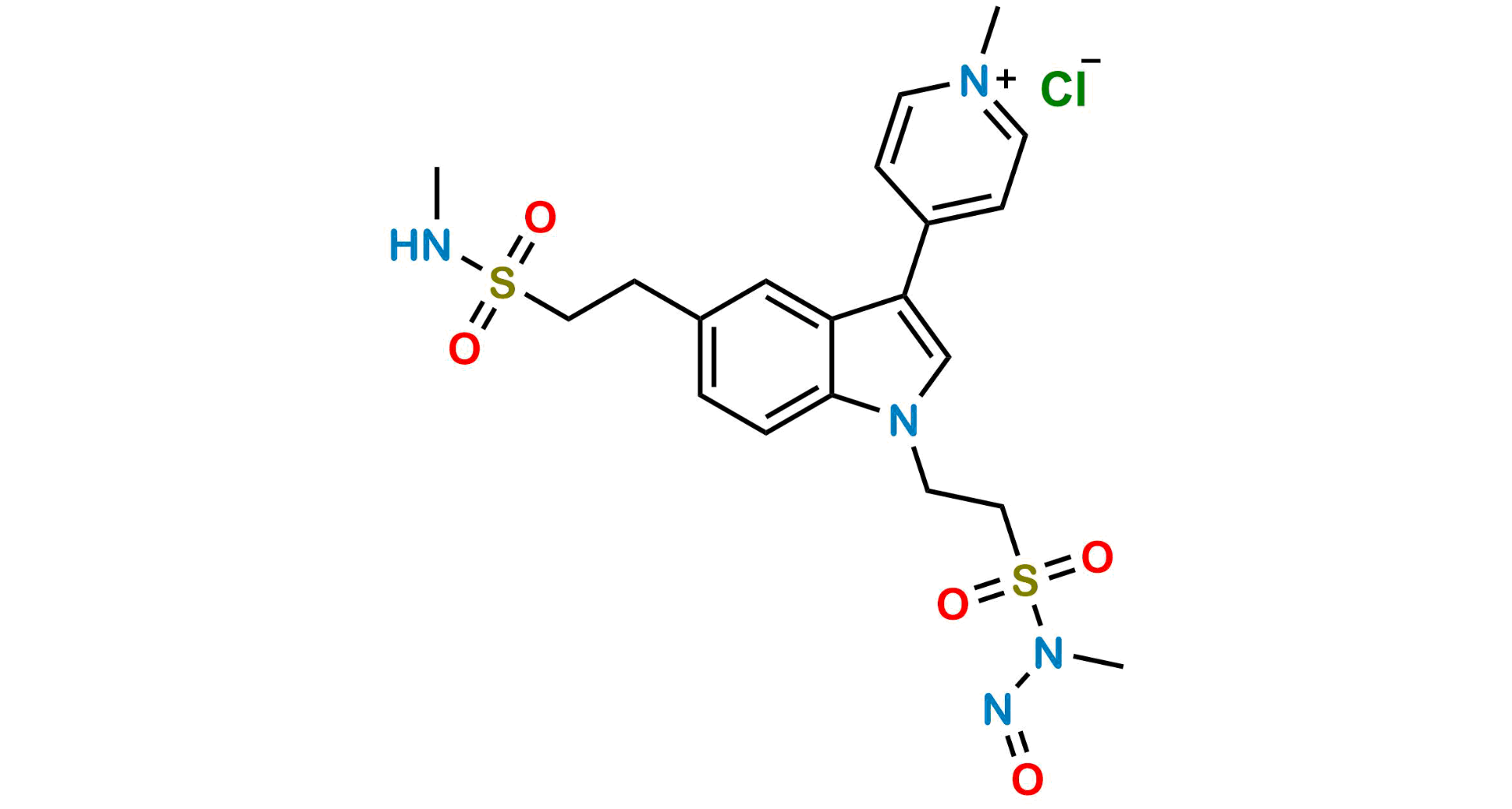N-Nitroso-N-Sulfamoylethyl Naratriptan Pyridinium | SynZeal