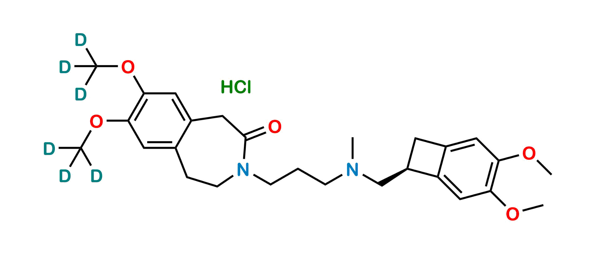 Ivabradine-D6 Hydrochloride | 2070009-63-9 | SynZeal